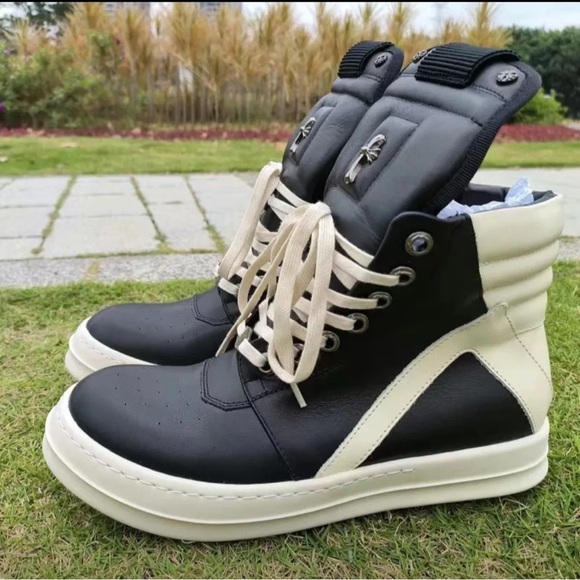 Rick Owens | Shoes | Rick Owens Geobasket X Chrome Hearts | Poshmark
